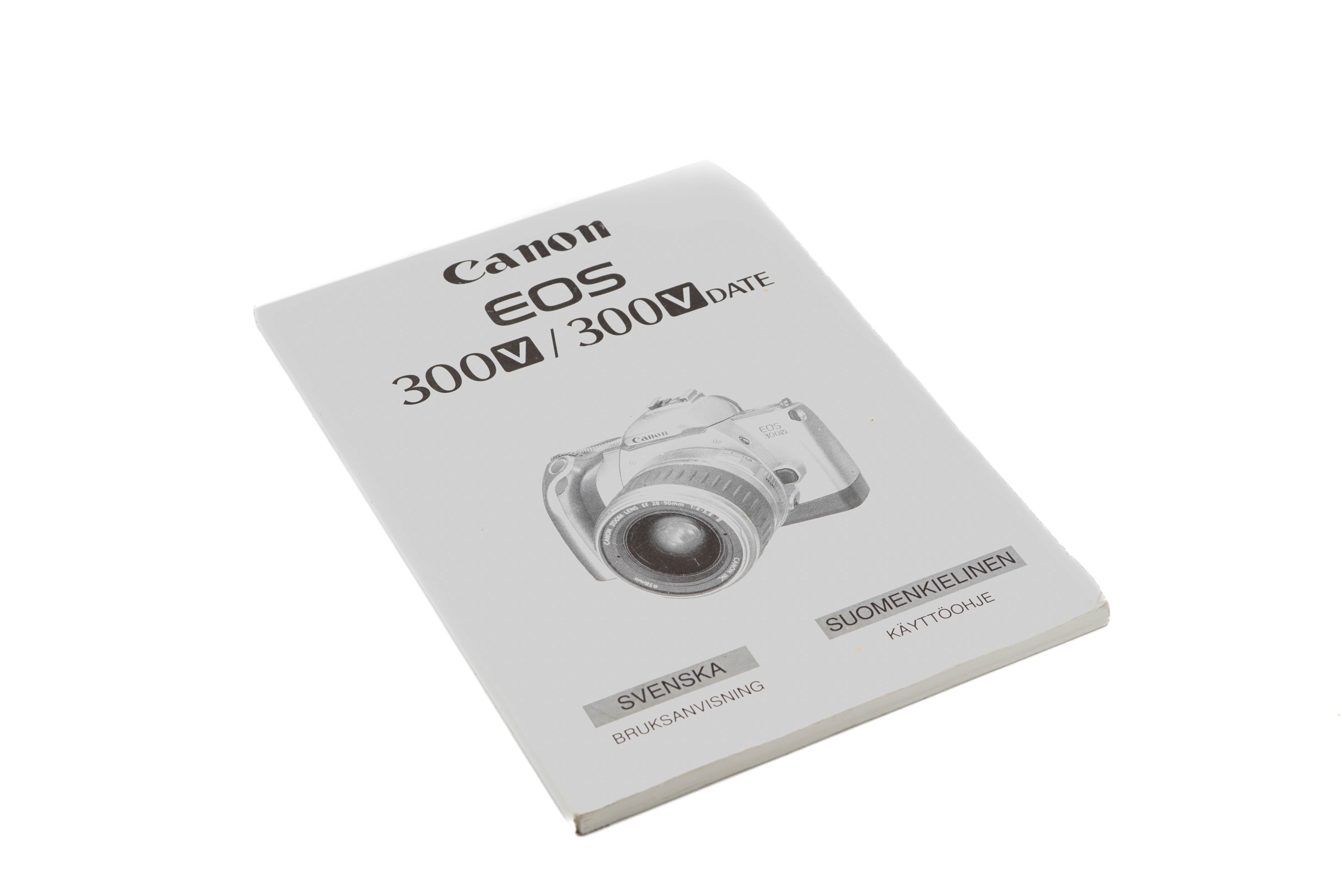 Canon EOS 300V / 300V Date Instruction Manual – Kamerastore