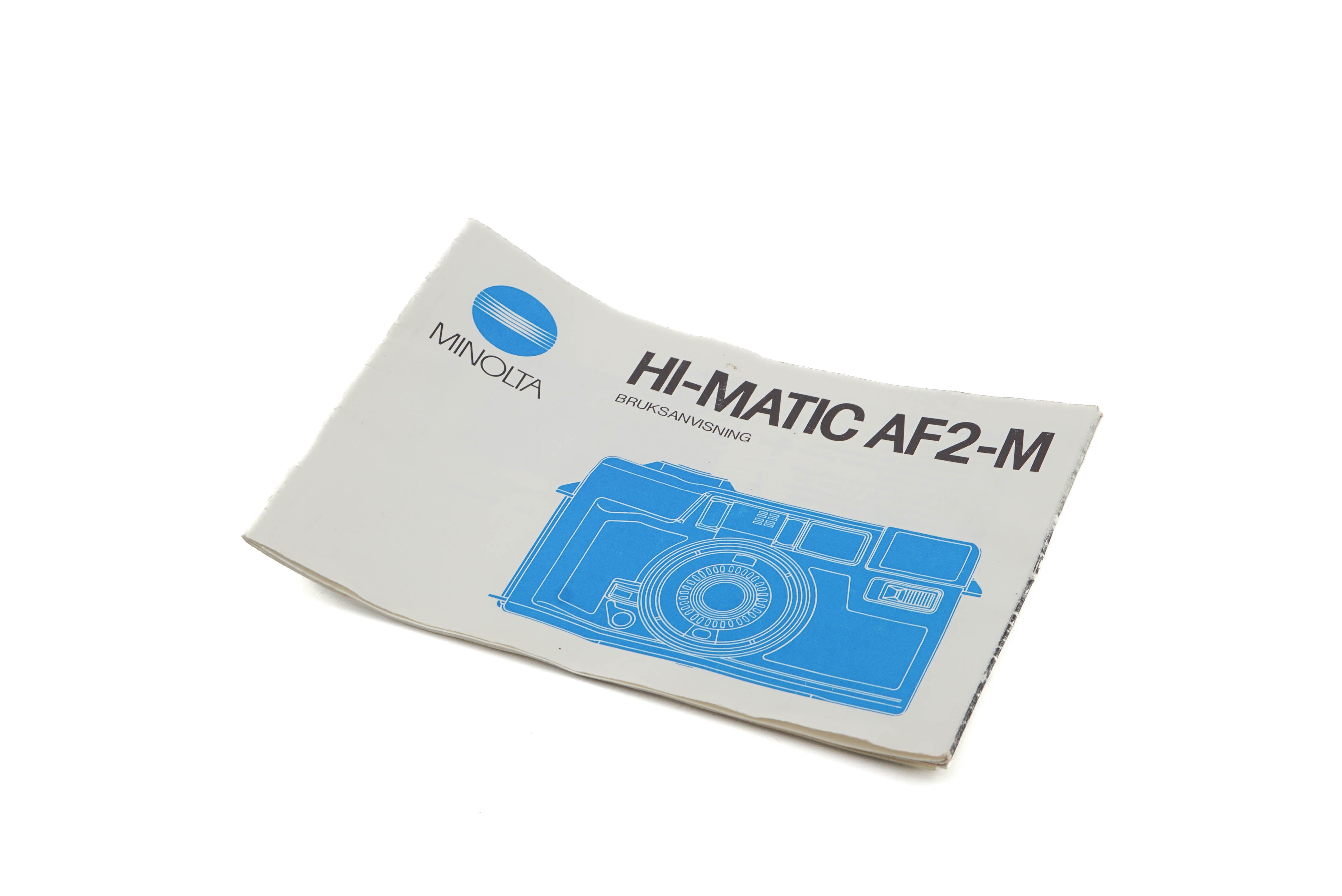 Minolta Hi-Matic AF2-M Instructions - Accessory – Kamerastore