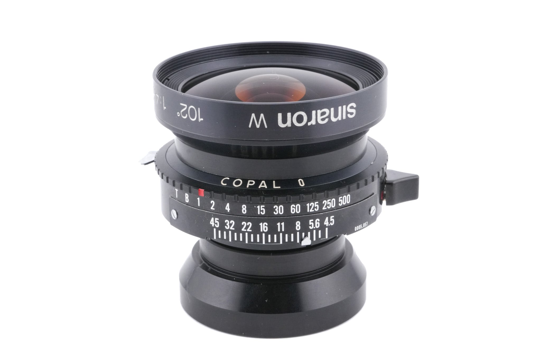 Sinar 65mm f4.5 Sinaron-W MC (Shutter) - Lens – Kamerastore