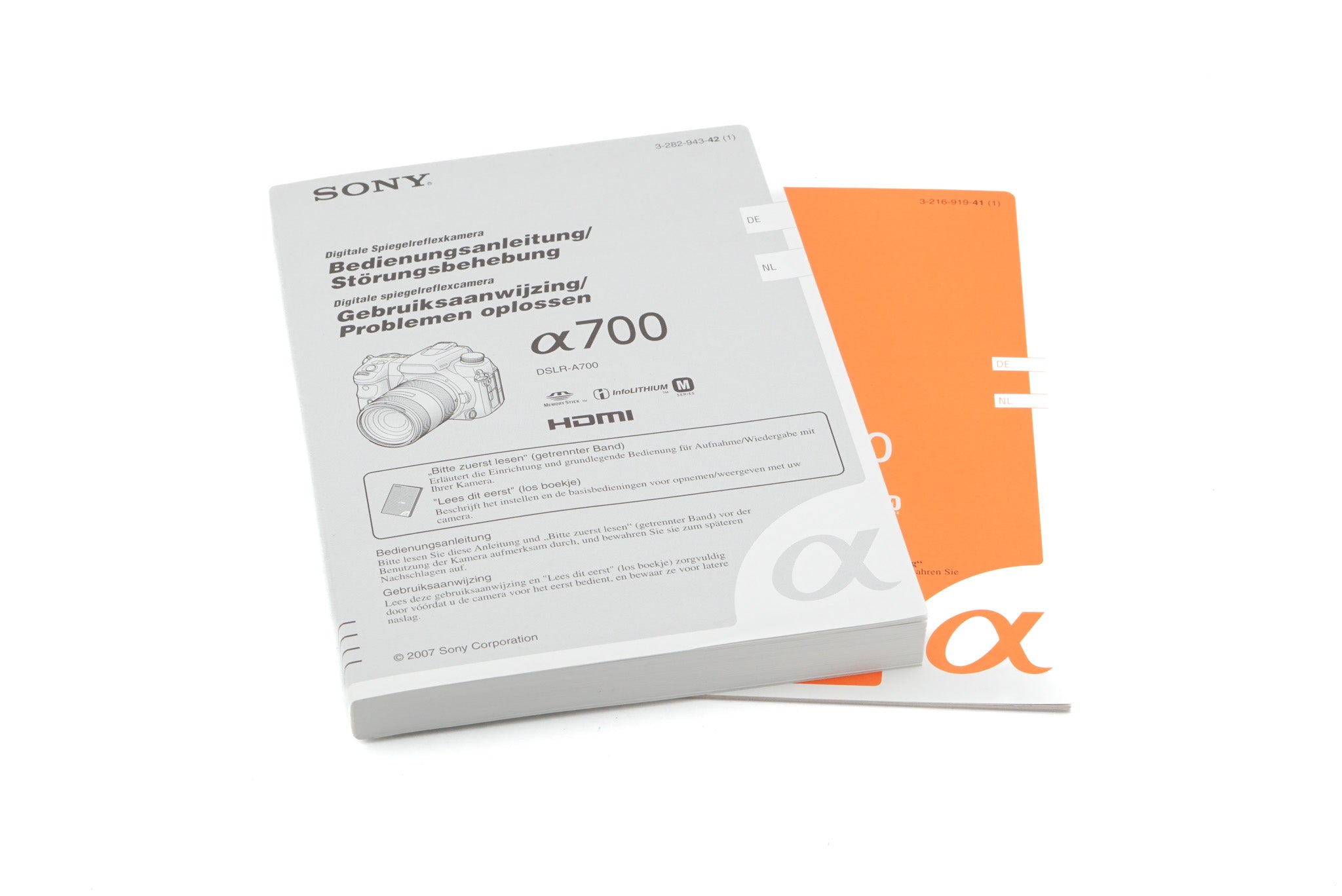 Sony A700 Instructions – Kamerastore