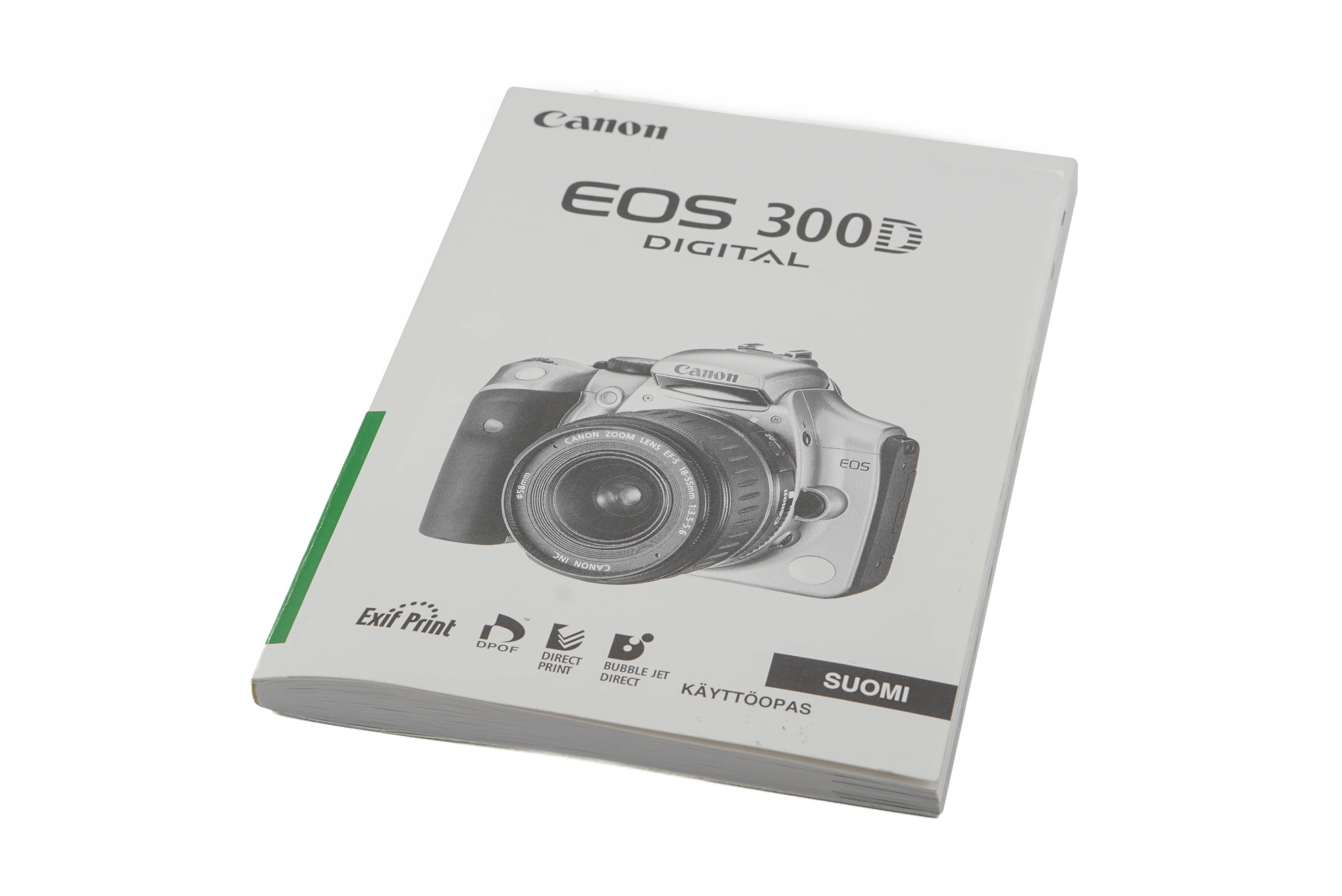 Canon EOS 300D Digital Instructions - Accessory – Kamerastore