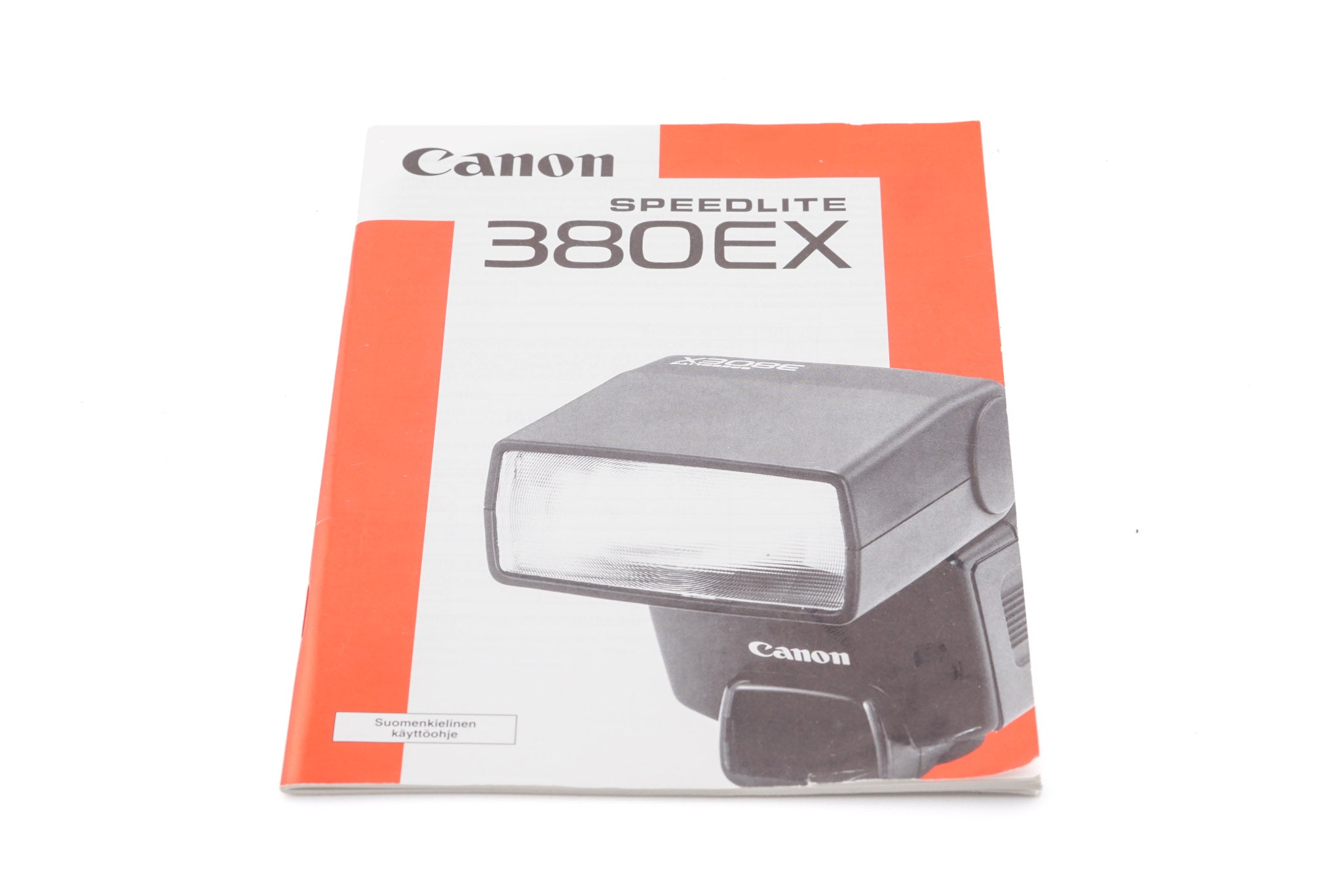 Canon Speedlite 380EX Instructions – Kamerastore