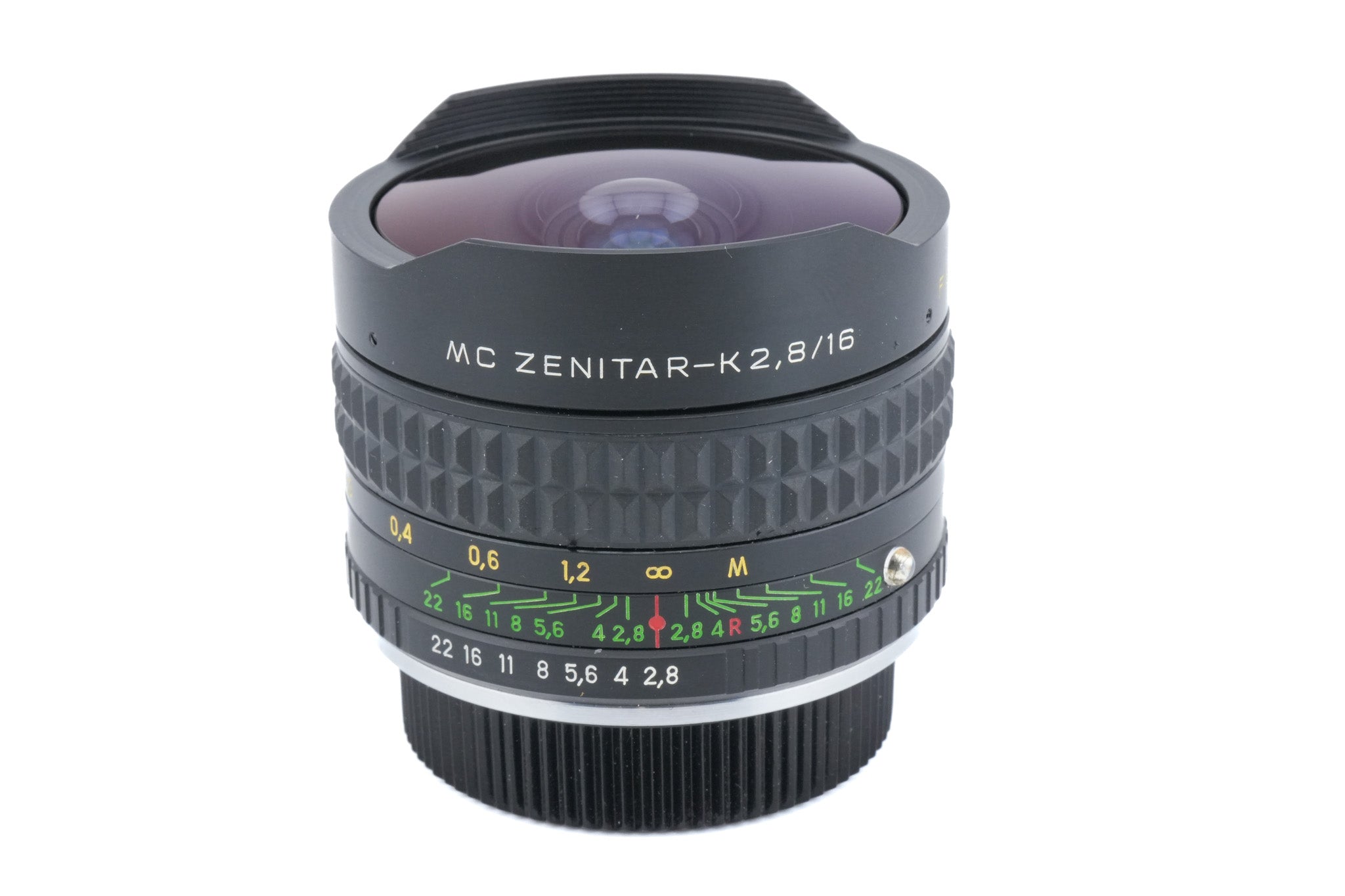 Zenit 16mm f2.8 MC Zenitar-K Fish-Eye – Kamerastore