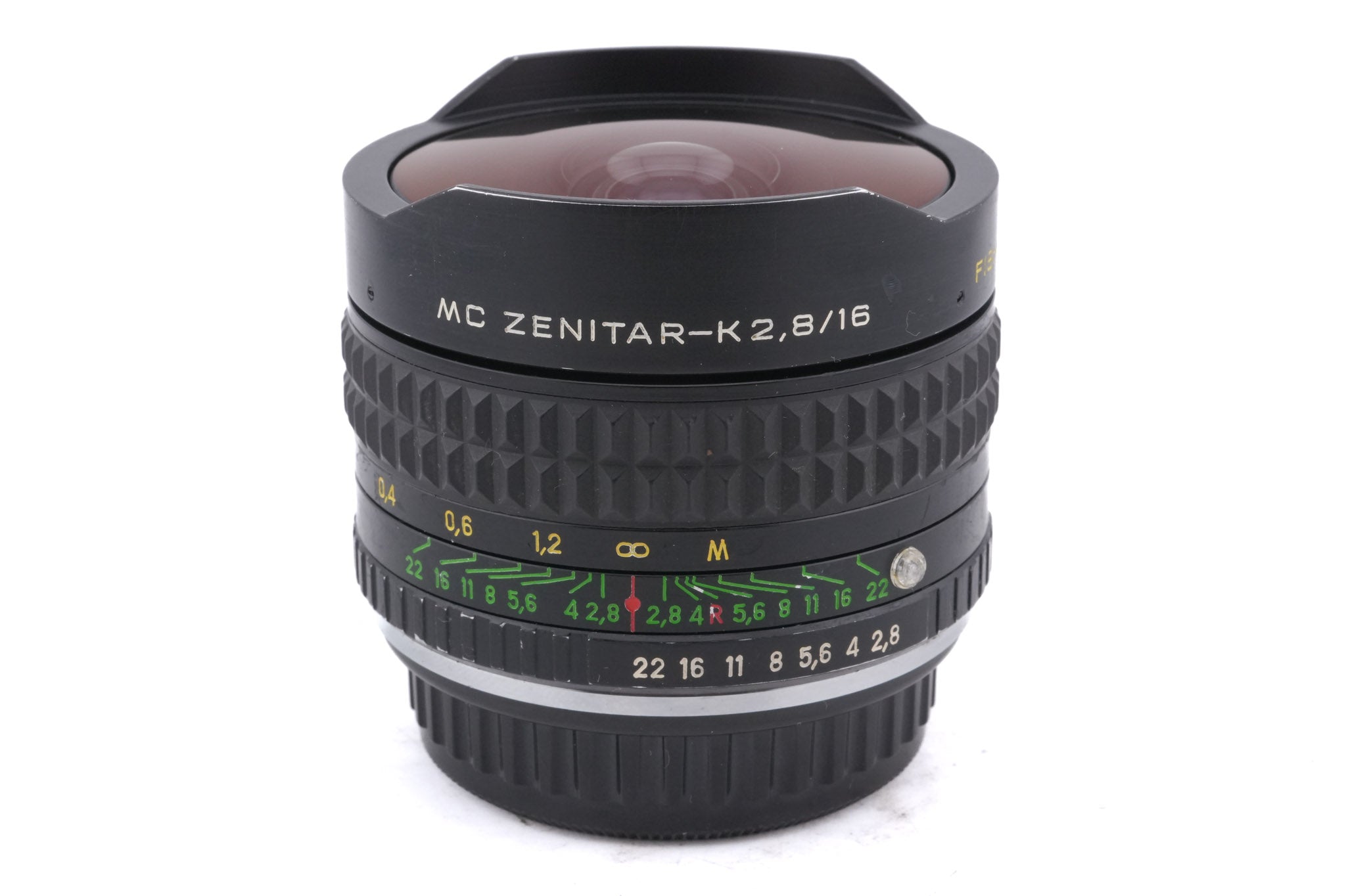 Zenit 16mm f2.8 MC Zenitar-K Fish-Eye - Lens – Kamerastore