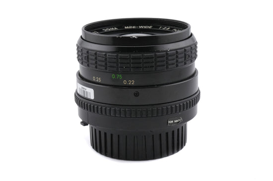 Sigma 28mm f2.8 Multi-Coated Mini-Wide – Kamerastore