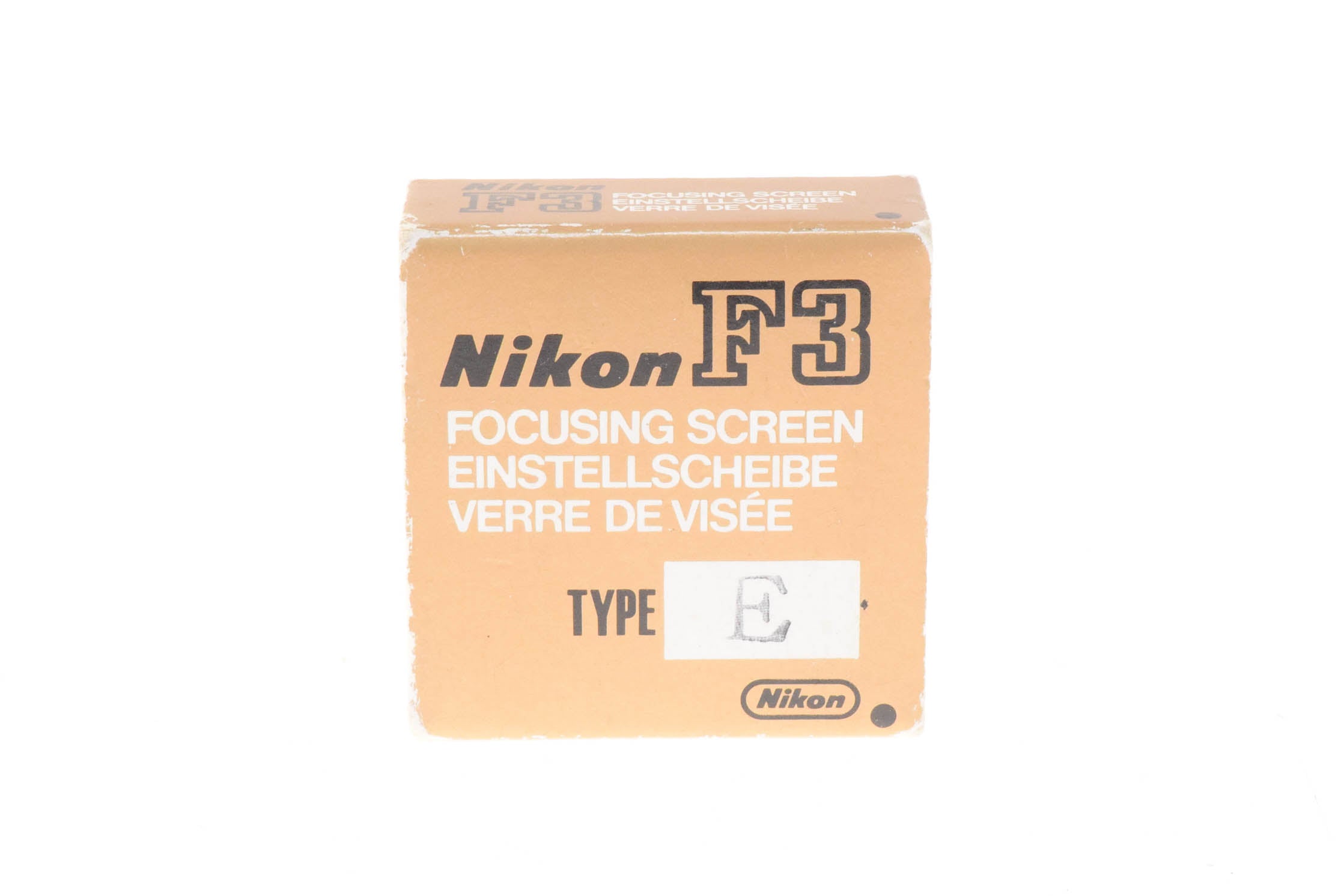 Nikon F3 Focusing Screen Type E – Kamerastore