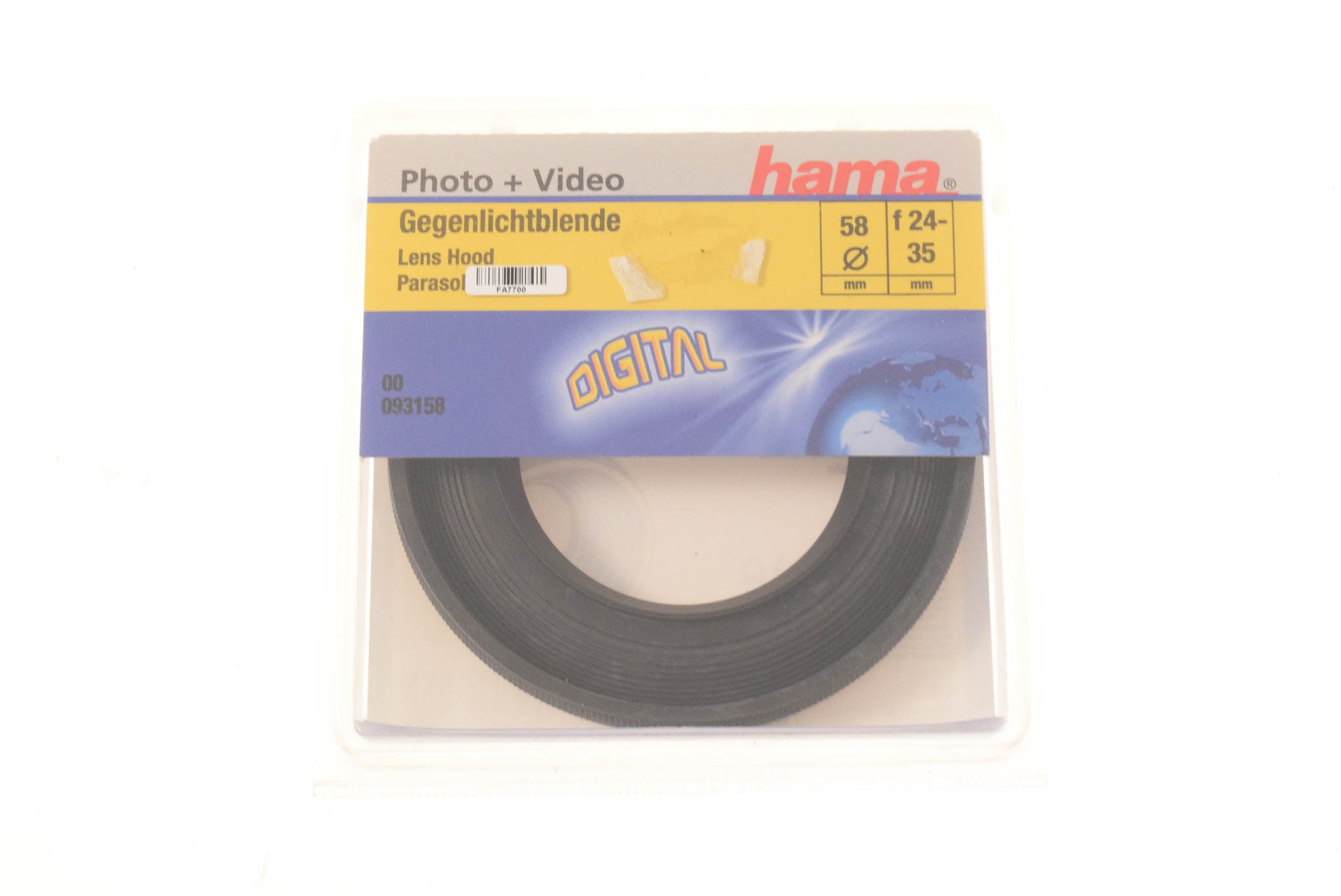 Hama 58mm Wide-Angle Rubber Lens Hood - Accessory – Kamerastore