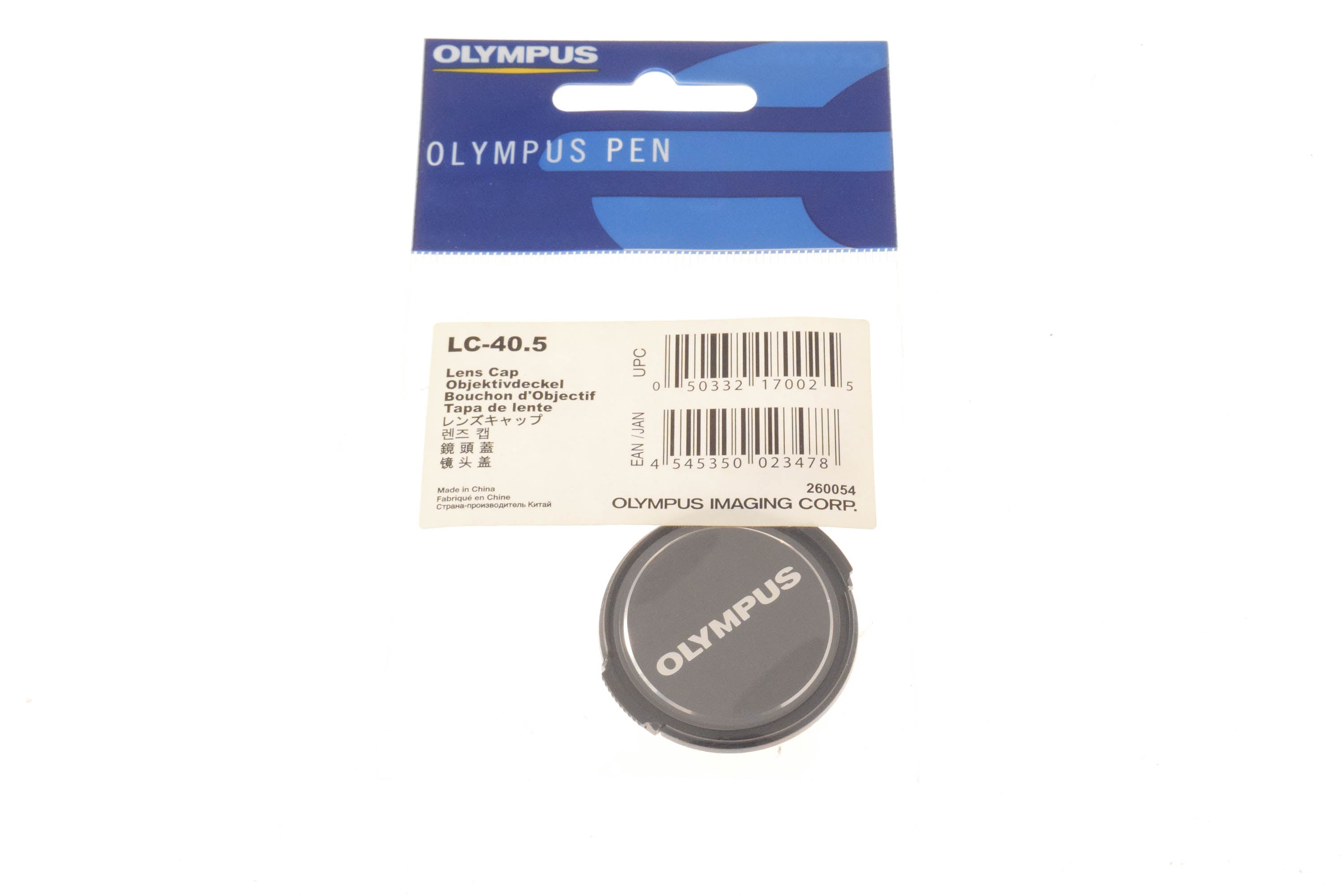 Olympus LC‑40.5 Lens Cap - Accessory – Kamerastore