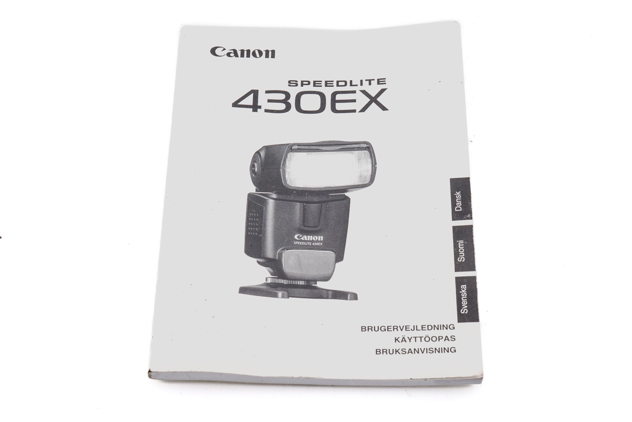 Canon 430EX Speedlite Instruction Manual - Accessory – Kamerastore