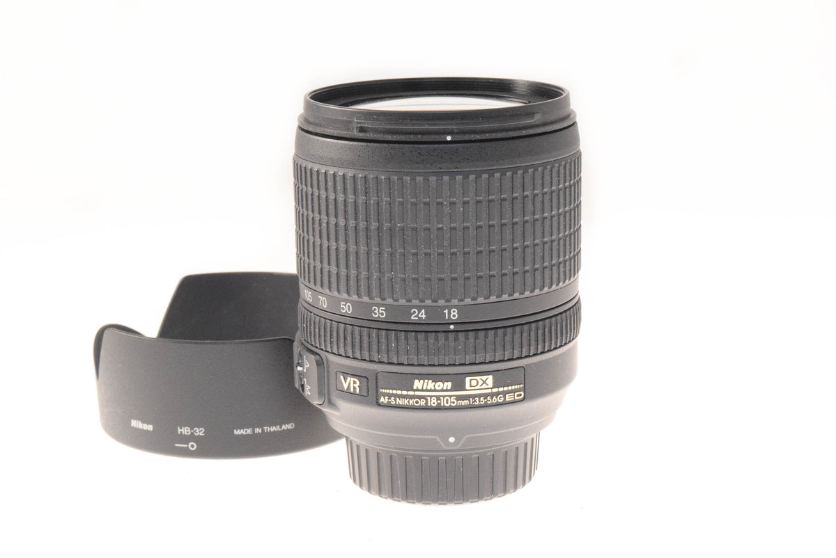 Nikon 18-105mm f3.5-5.6 G ED VR AF-S Nikkor - Lens – Kamerastore