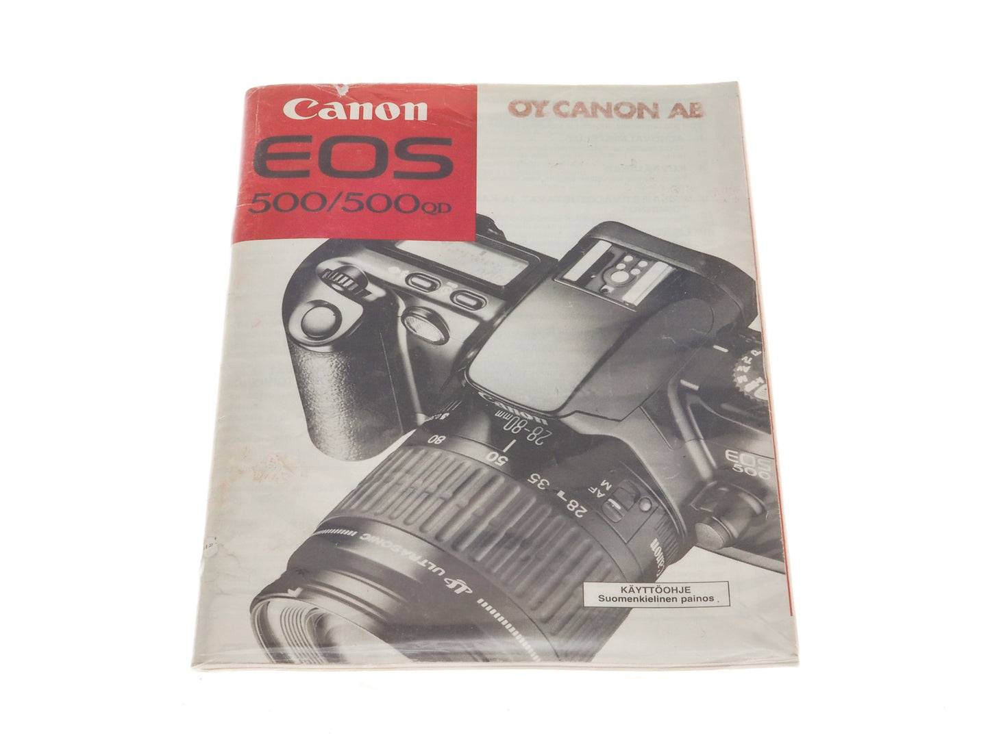 Canon EOS 500/500QD Instructions – Kamerastore