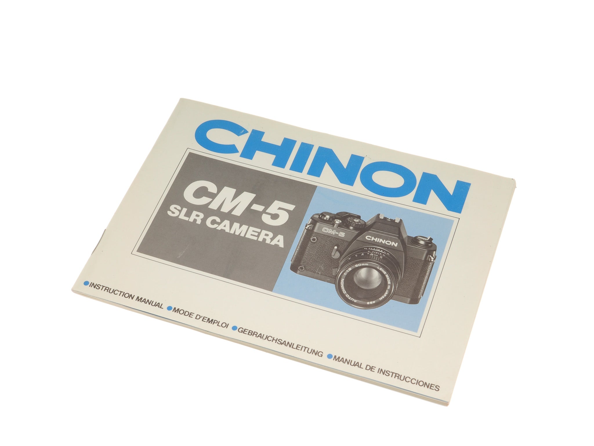Chinon CM-5 Instructions - Accessory – Kamerastore