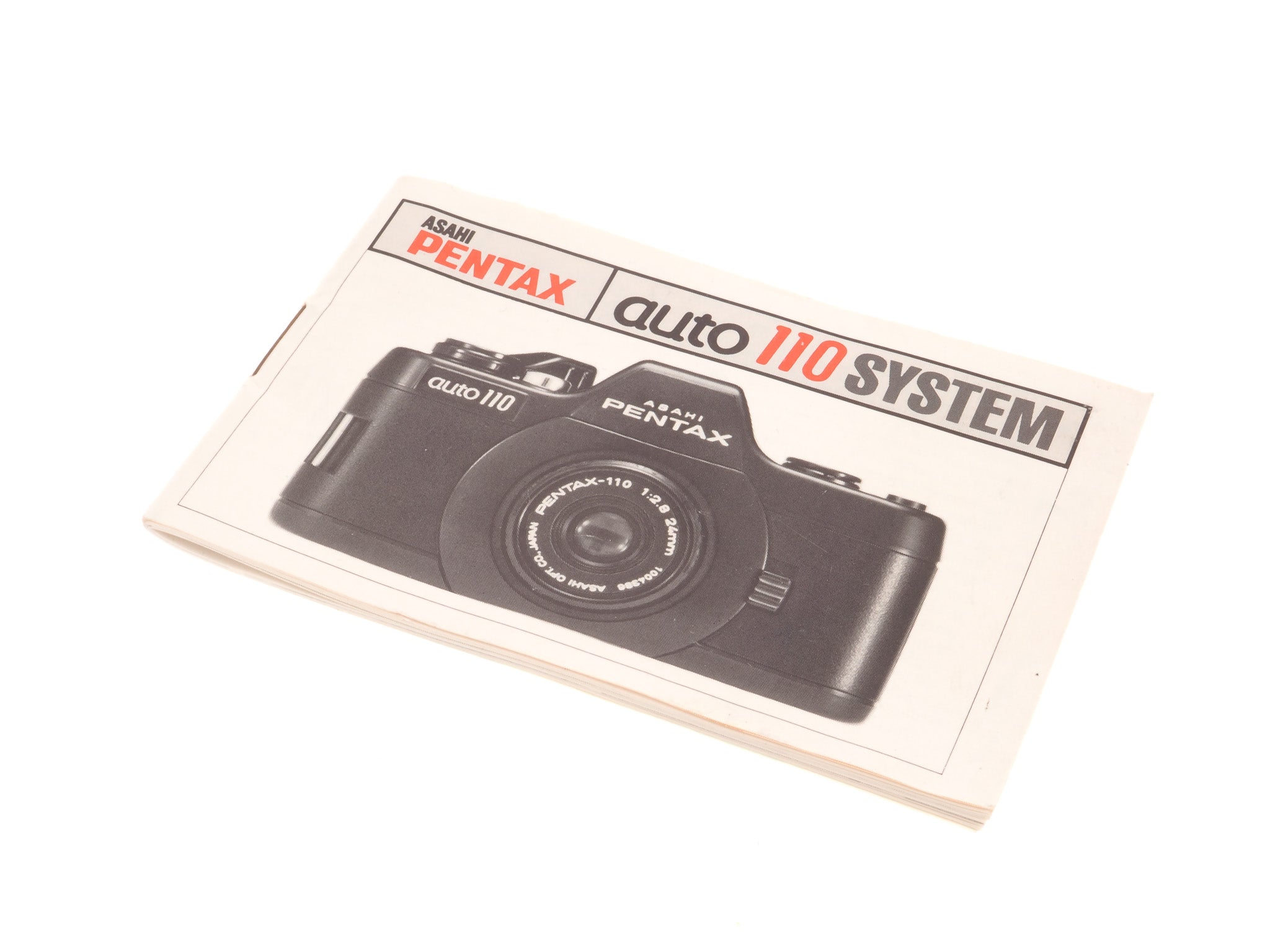 Pentax Auto 110 Instructions - Accessory – Kamerastore