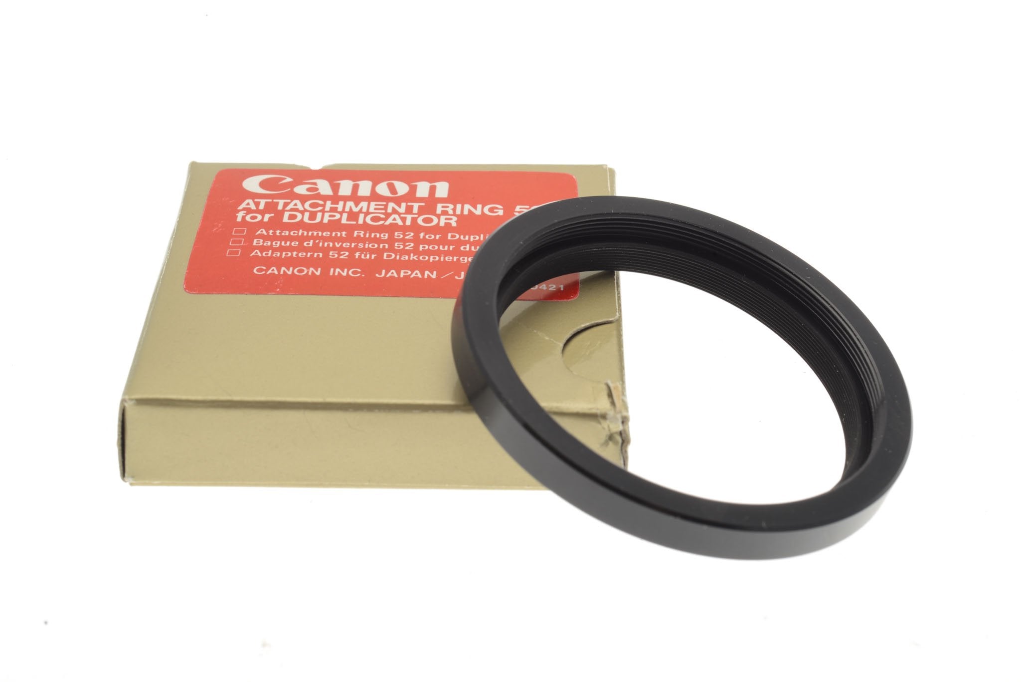 Canon Attachment Ring 52 for Duplicator - Accessory – Kamerastore