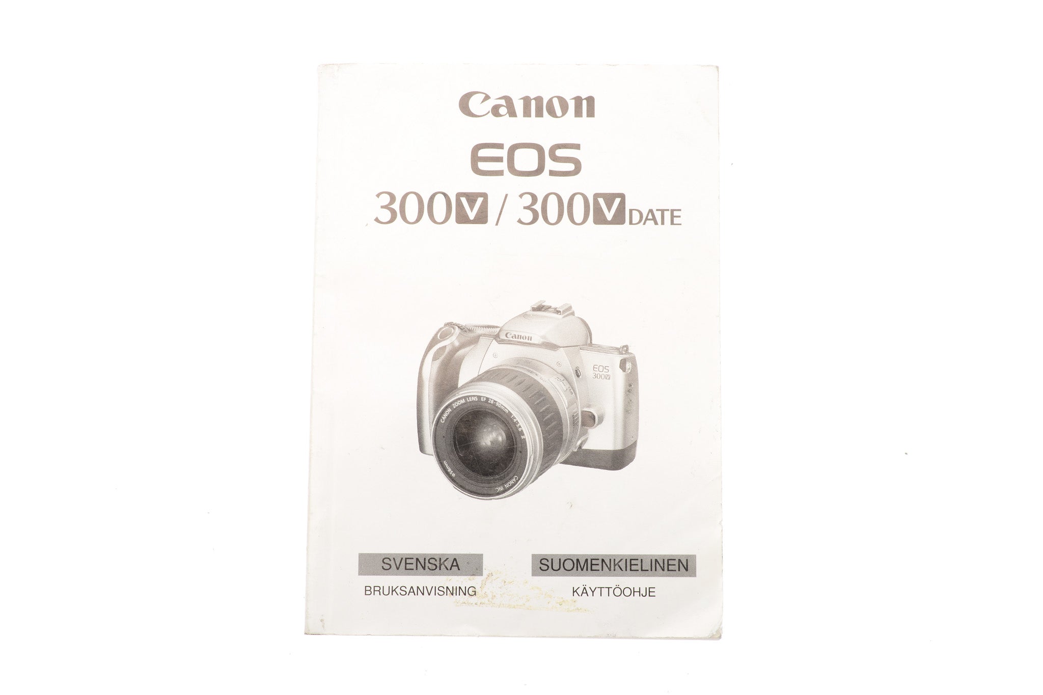 Canon EOS 300V / 300V Date Instruction Manual - Accessory – Kamerastore