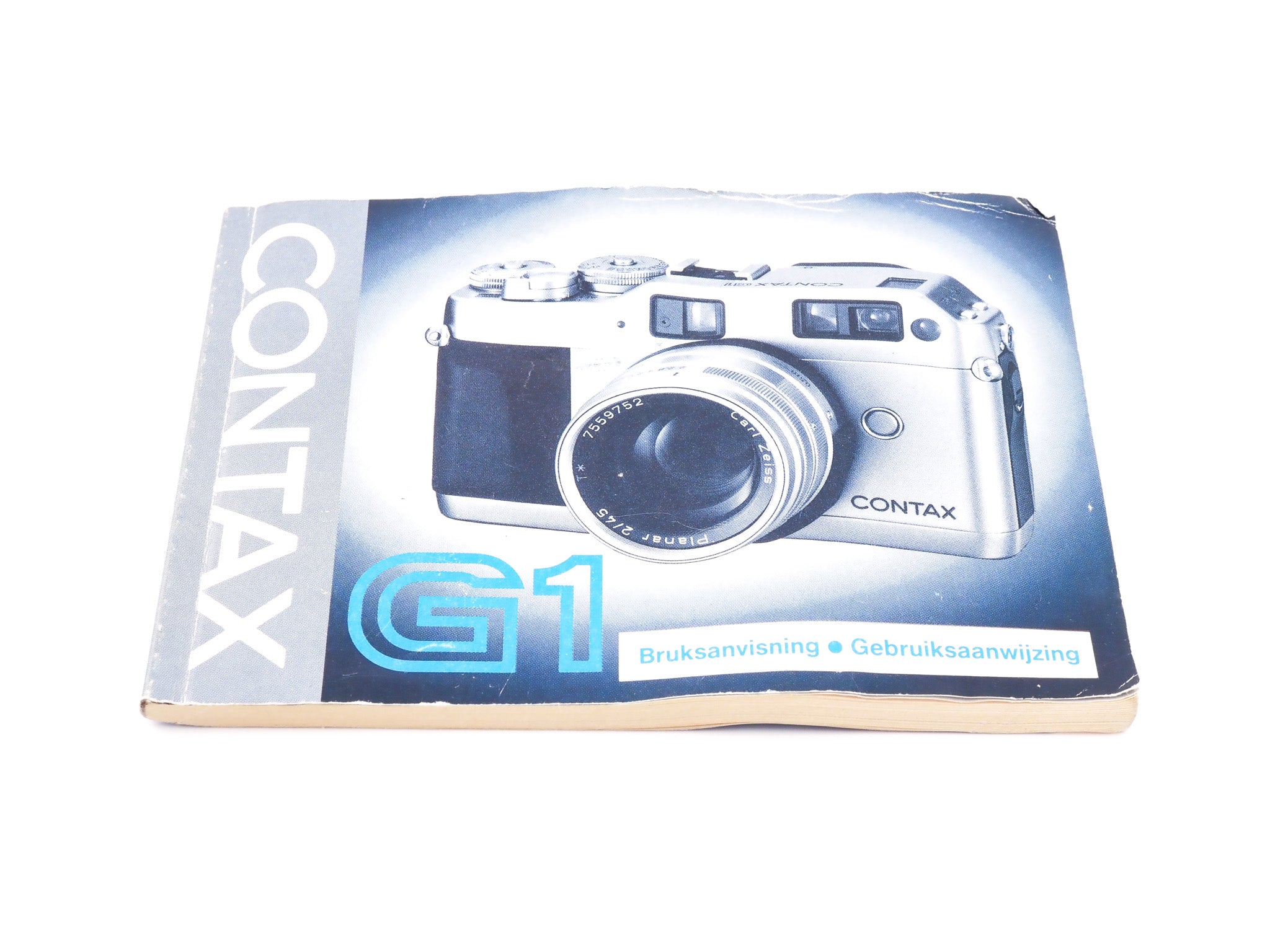 Contax G1 Instructions - Accessory – Kamerastore