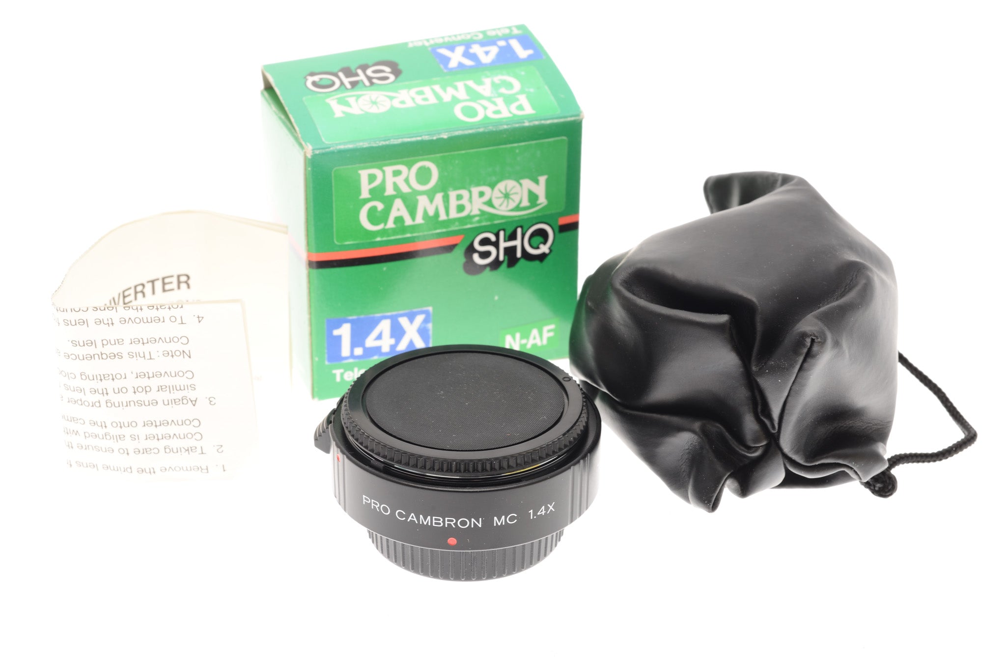 Cambron 1.4X AF Teleconverter SHQ N-AF – Kamerastore