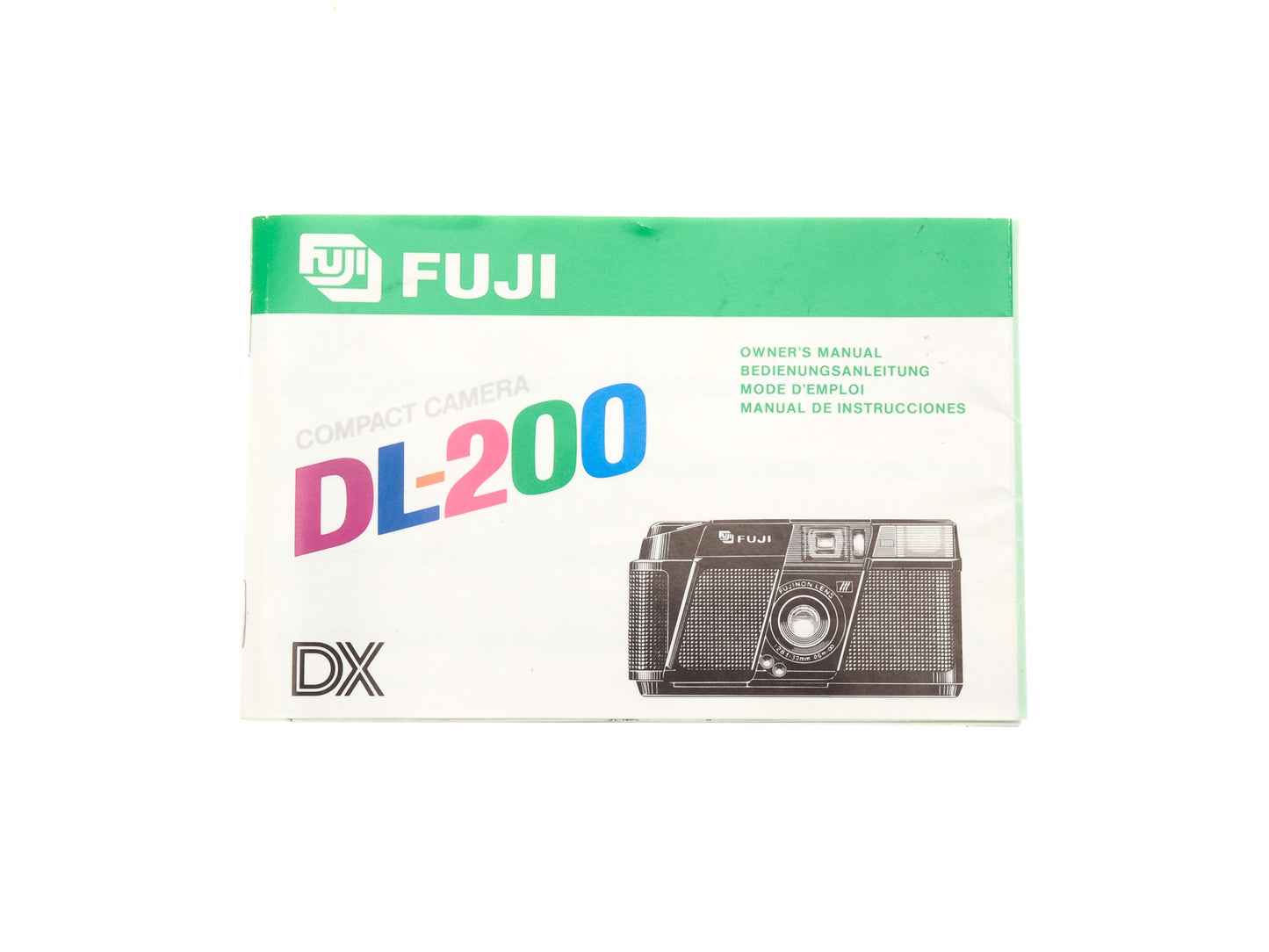 Fuji DL-200 Instructions - Accessory – Kamerastore