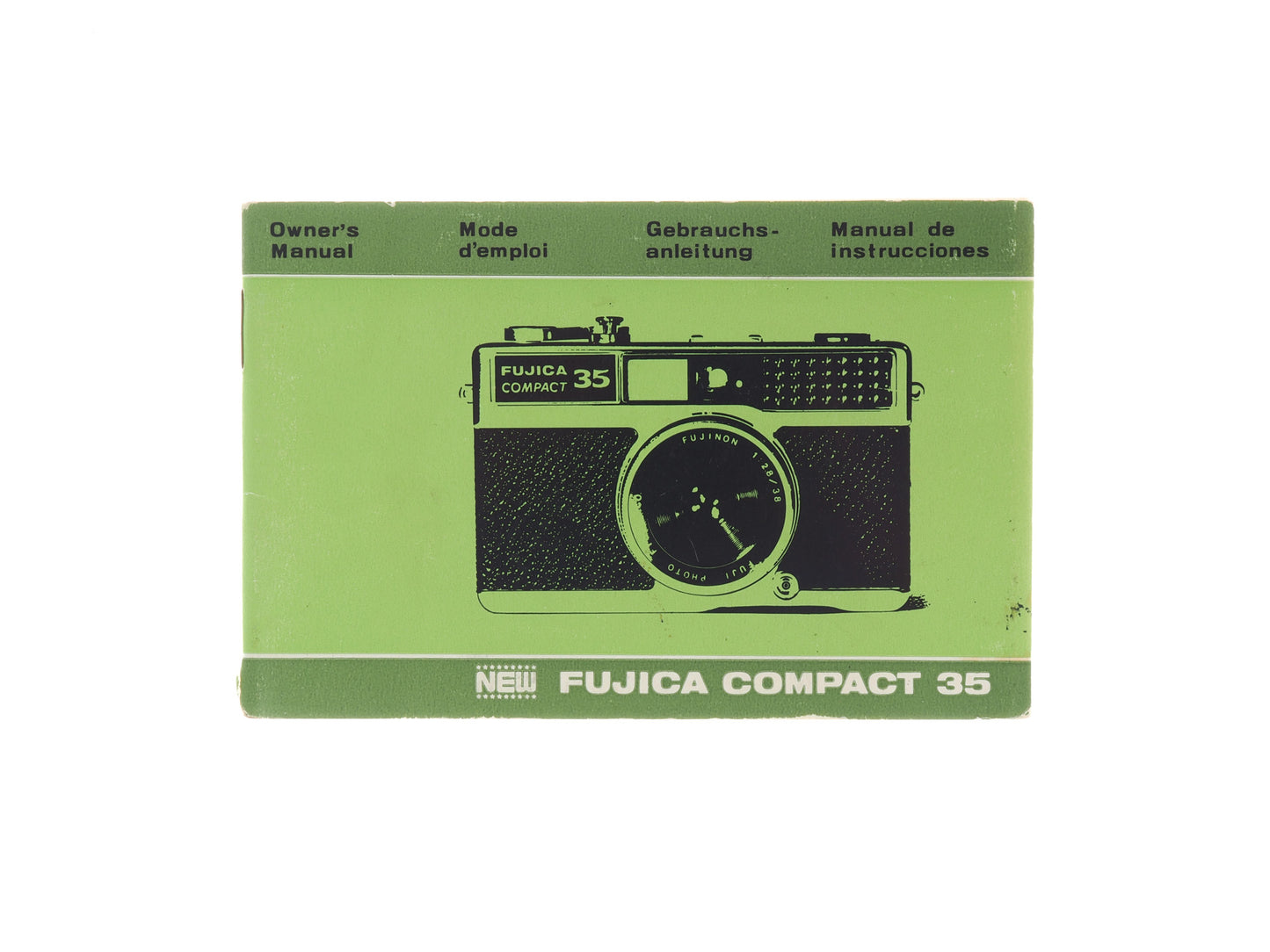 Fujica Compact 35 Instruction Manual - Accessory – Kamerastore