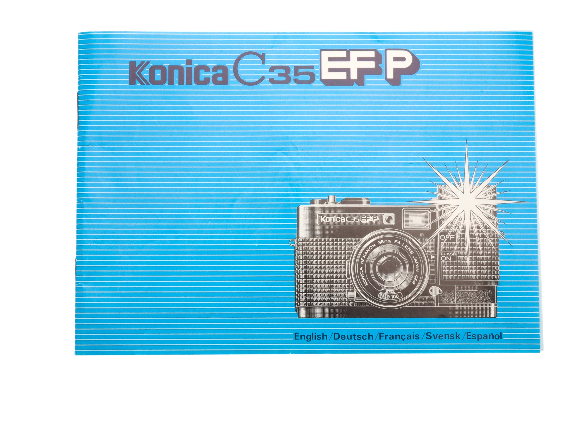 Konica C35 EF P Instructions - Accessory – Kamerastore