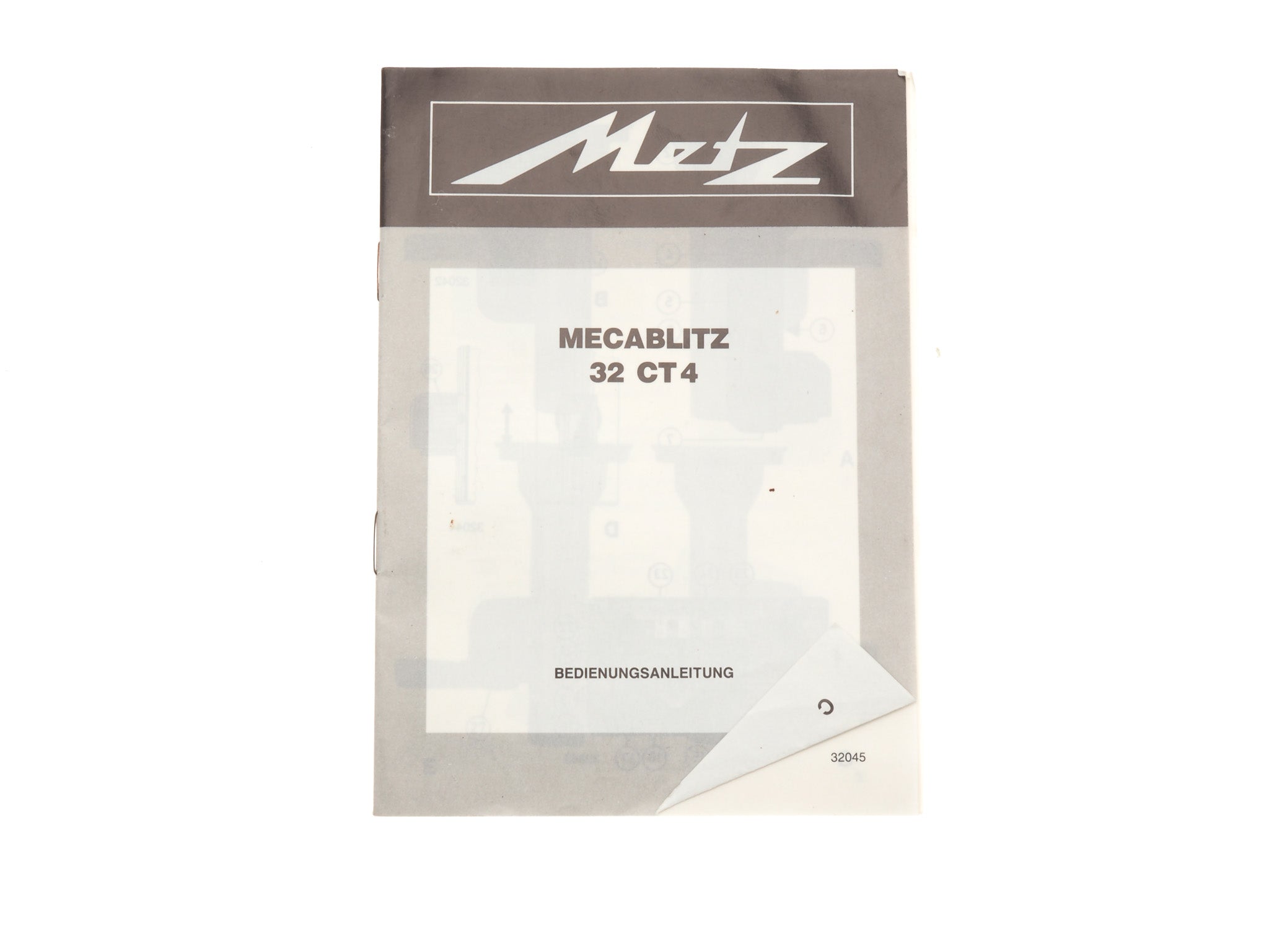 Metz Mecablitz 32 CT 4 Instructions - Accessory – Kamerastore