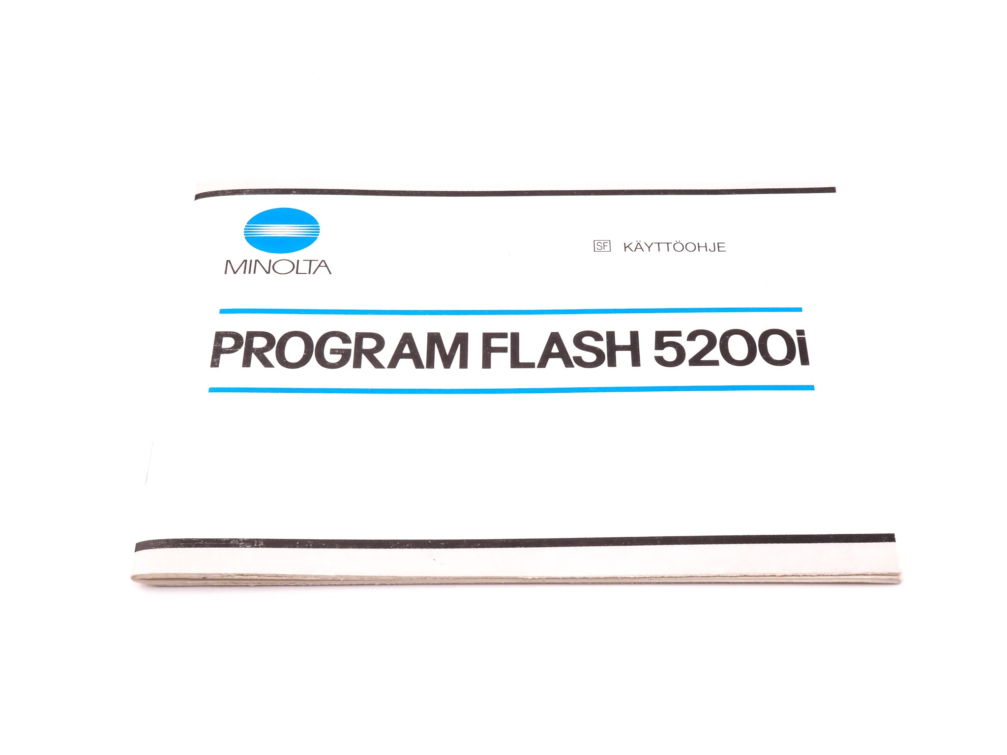 Minolta 5200i Program Flash Instructions - Accessory – Kamerastore