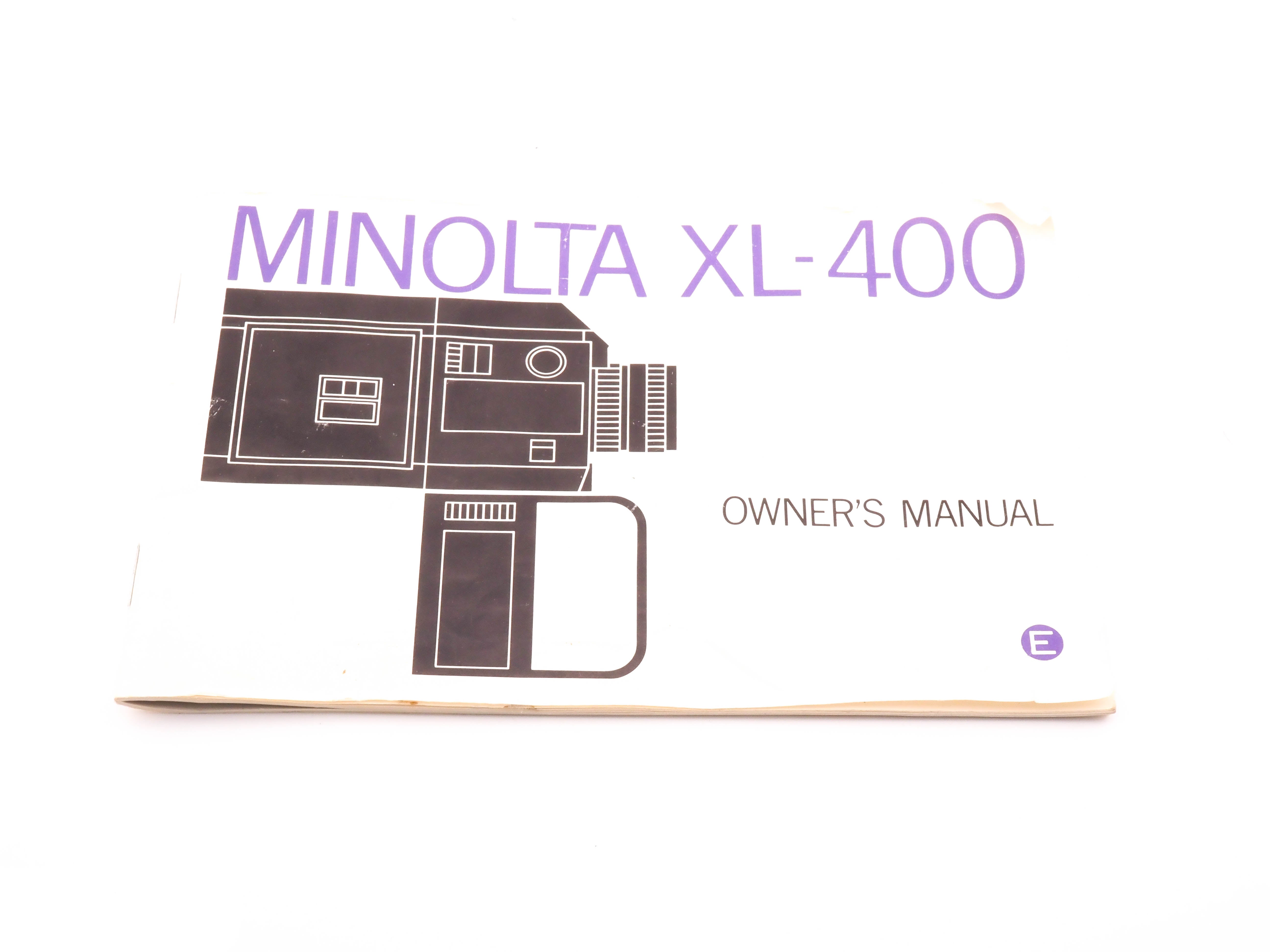 Minolta XL-400 Instruction Manual - Accessory – Kamerastore