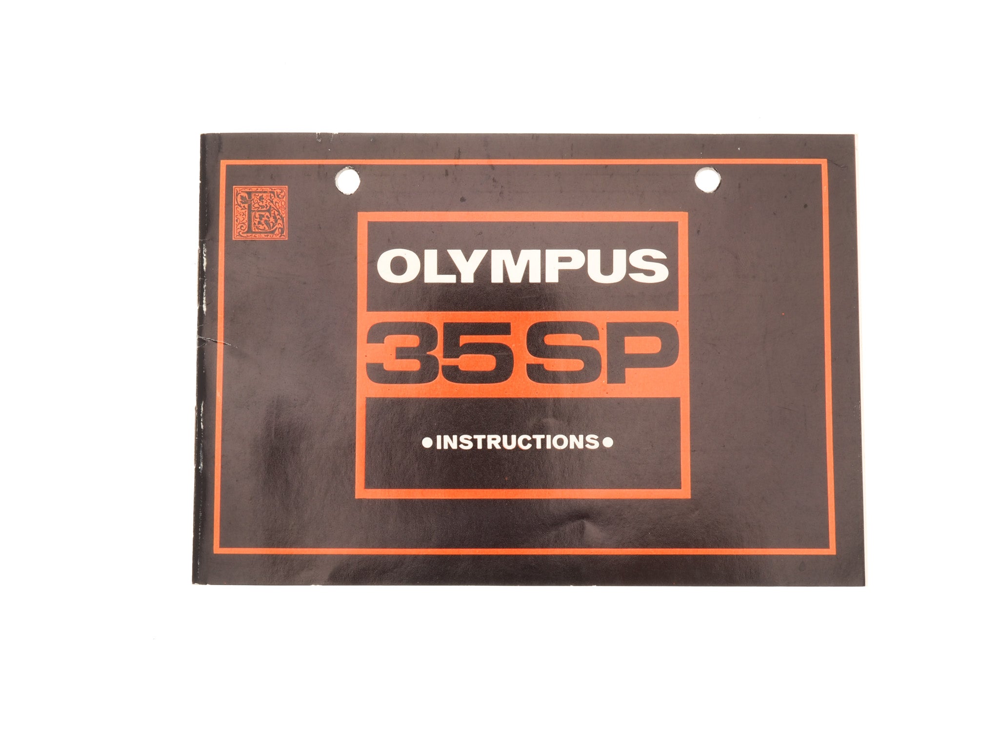 Olympus 35 SP Instructions - Accessory – Kamerastore