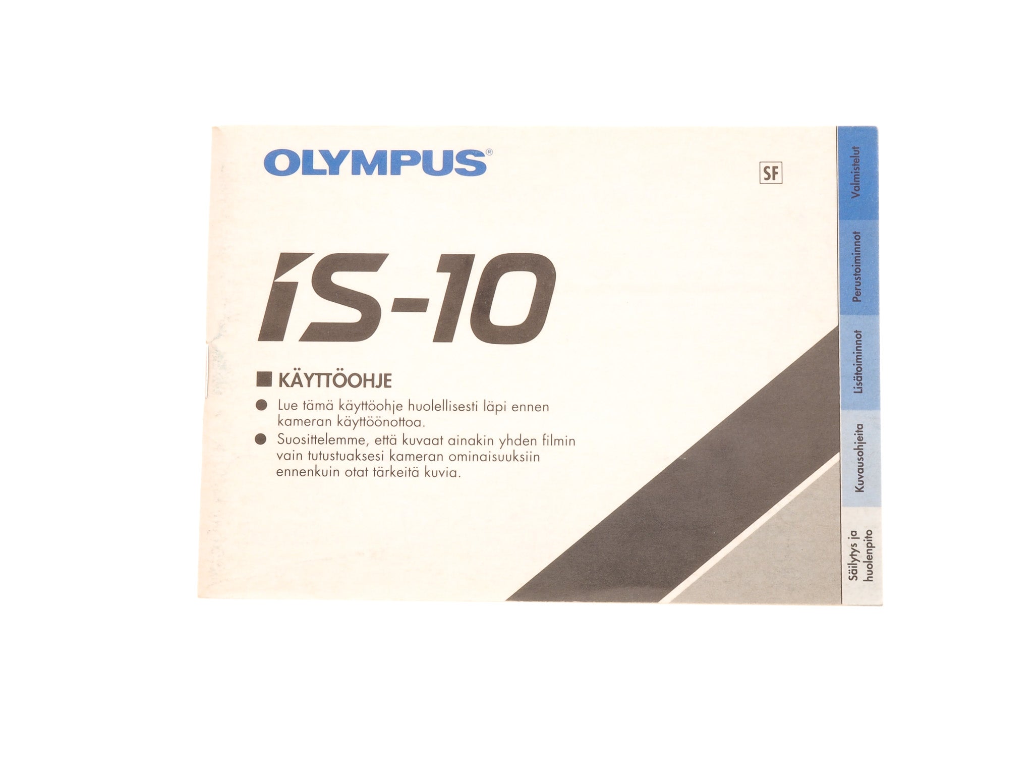 Olympus IS-10 Instructions - Accessory – Kamerastore