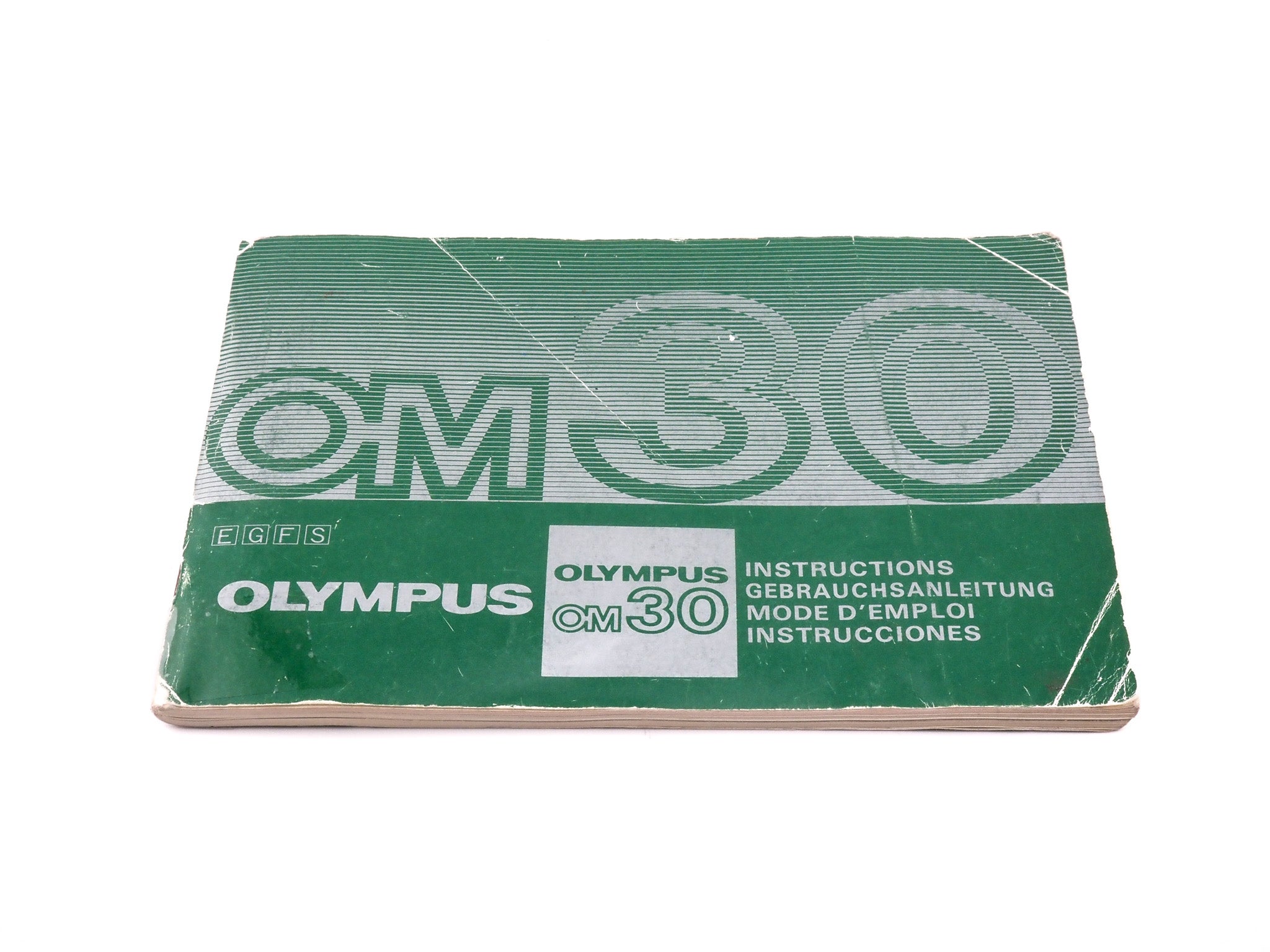 Olympus OM30 Instructions - Accessory – Kamerastore