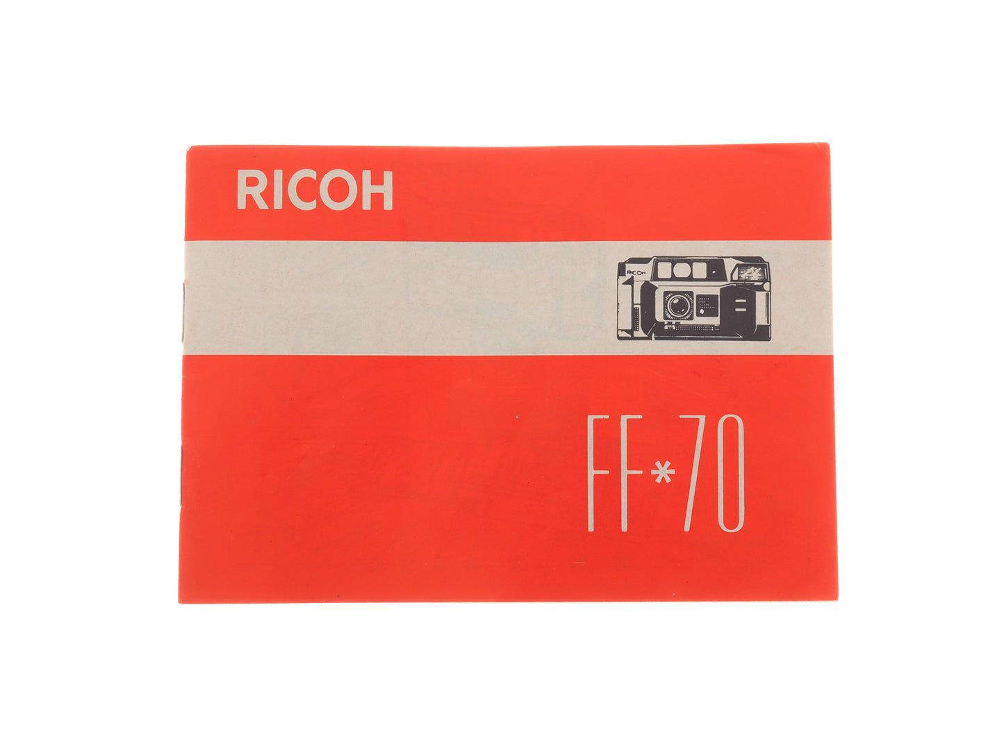 Ricoh FF-70 Instructions - Accessory – Kamerastore