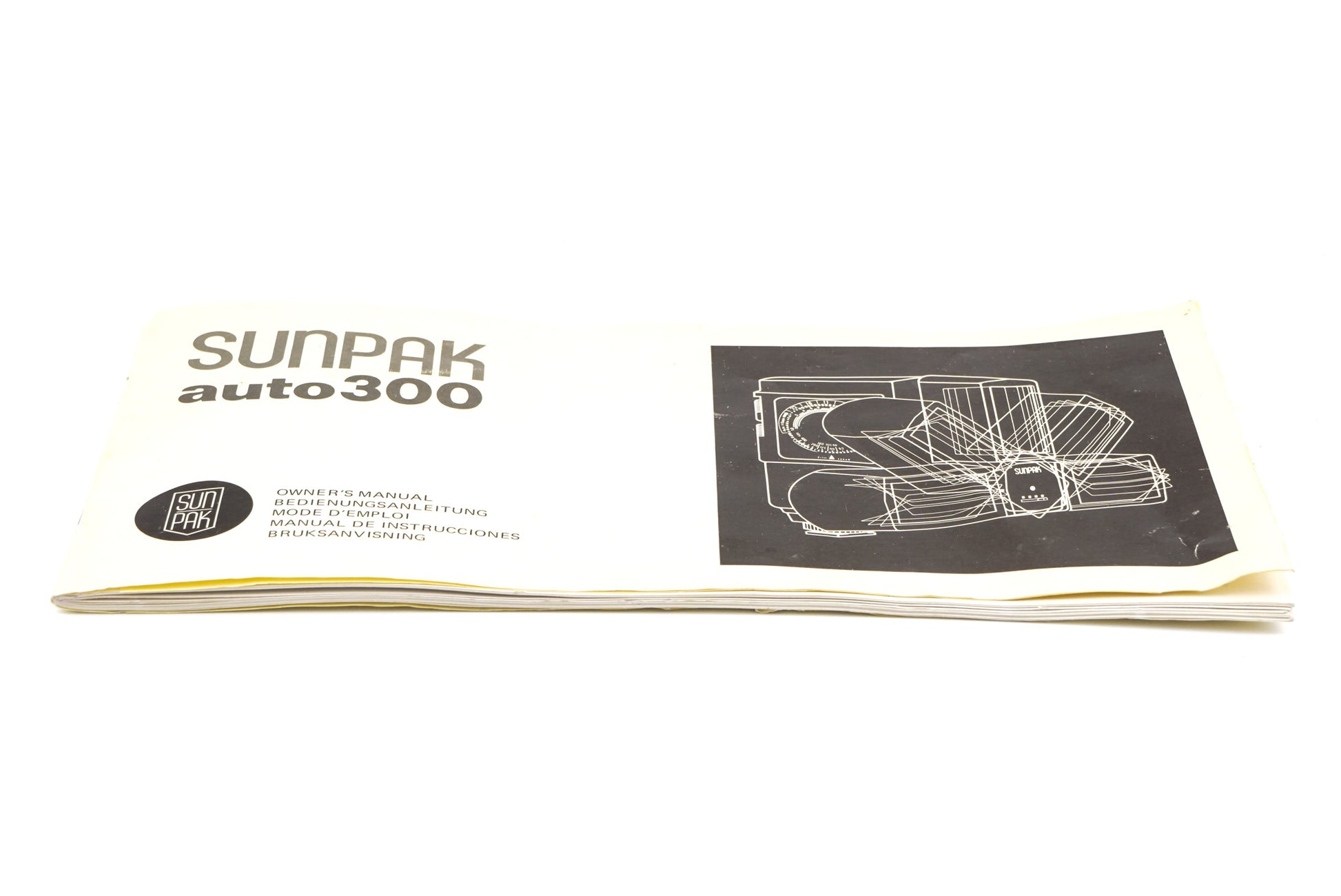 Sunpak Auto 300 Instructions - Accessory – Kamerastore