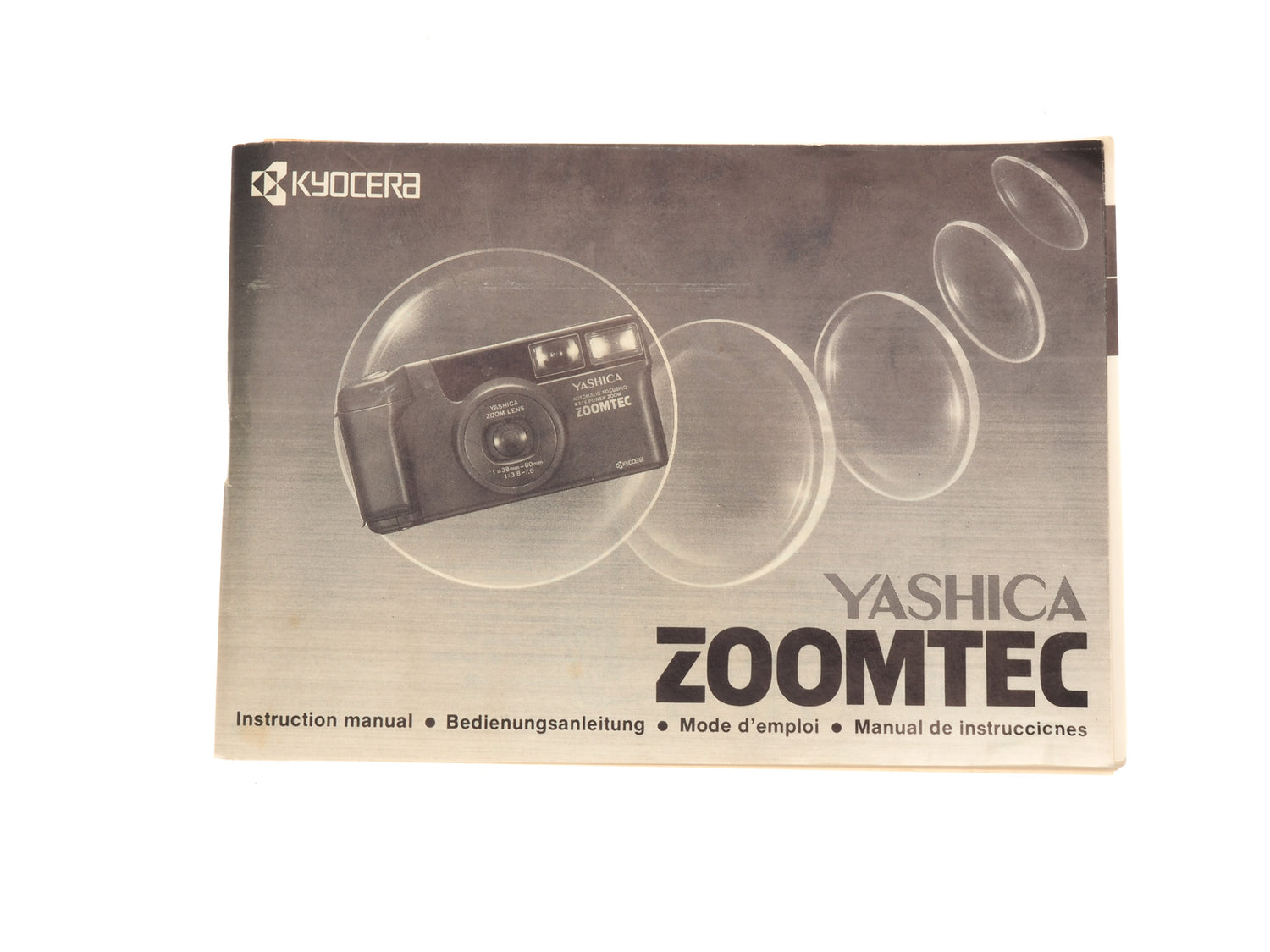 Yashica Zoomtec Instructions - Accessory – Kamerastore
